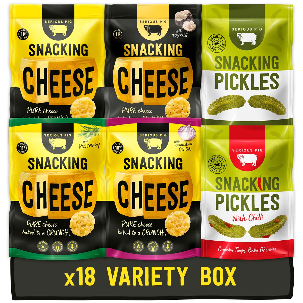 Cheese & Pickle Hamper - Serious Pig
