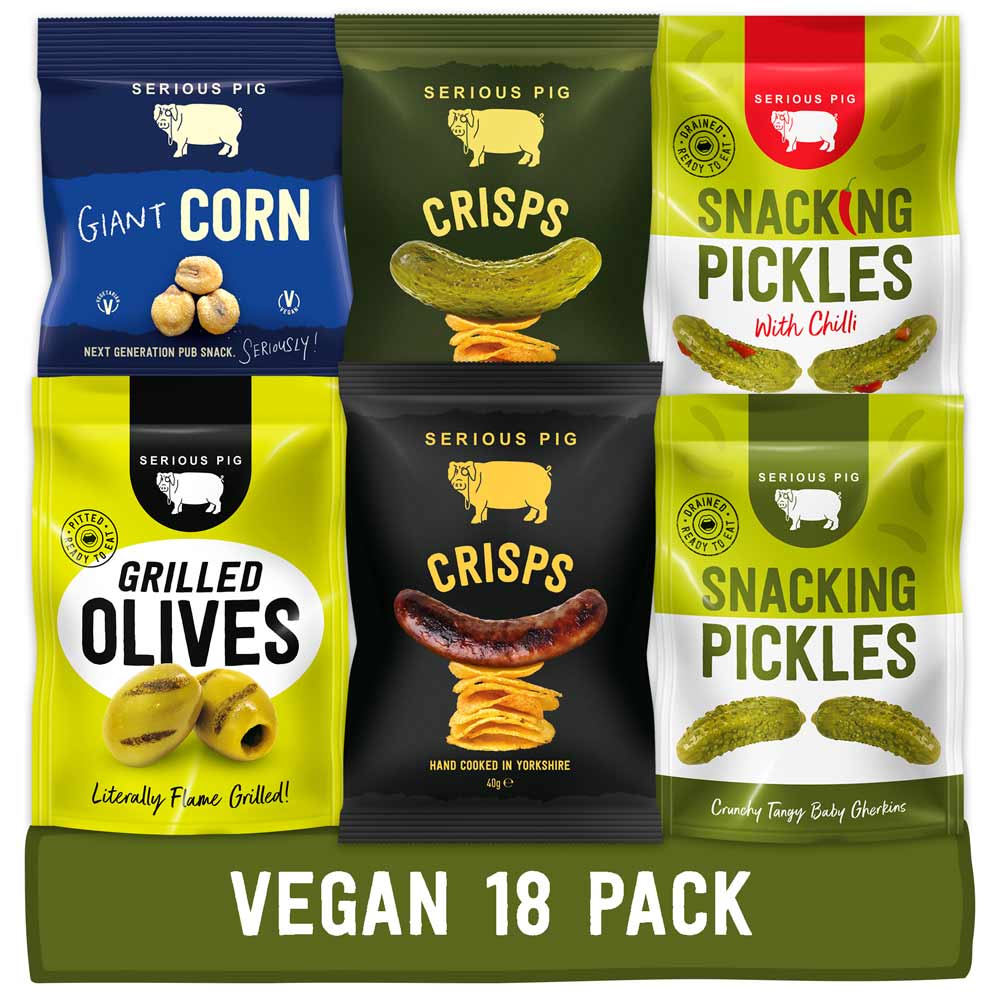 Vegan Friendly Savoury Snack Box - Serious Pig