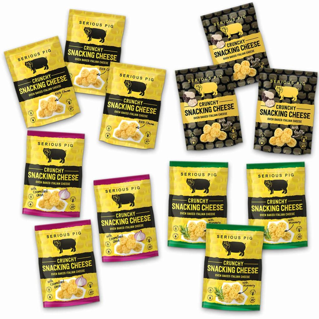 Crunchy Cheese Snacks - Serious Pig